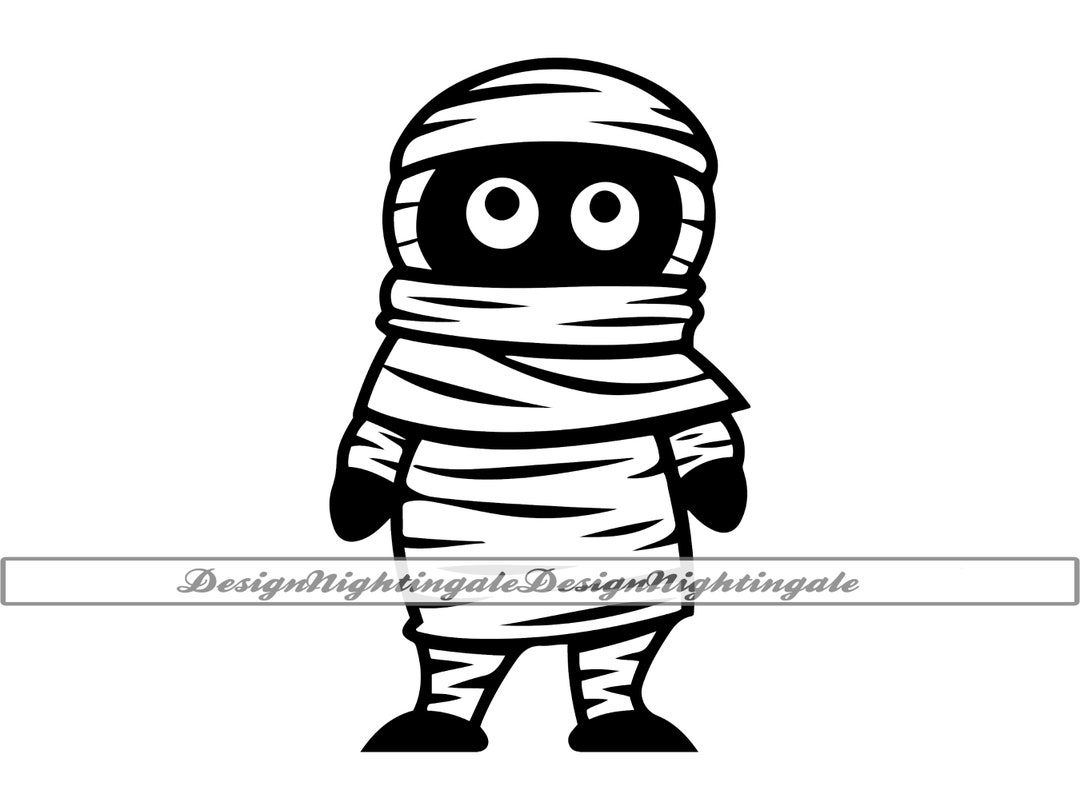 Mummy #3 SVG, Halloween Svg, Mummy Clipart, Mummy Files for Cricut ...
