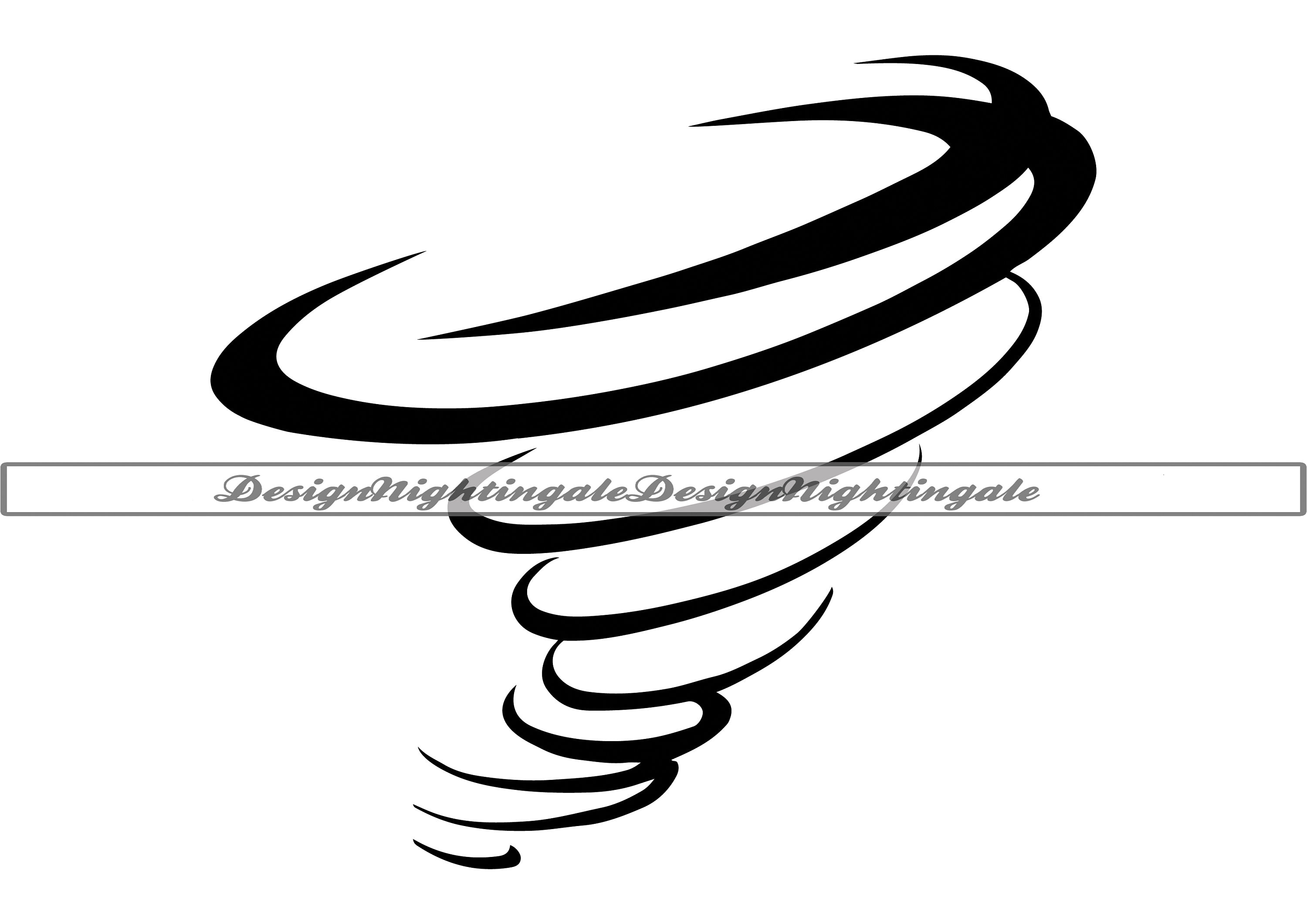 Tribal Tornado Tattoo