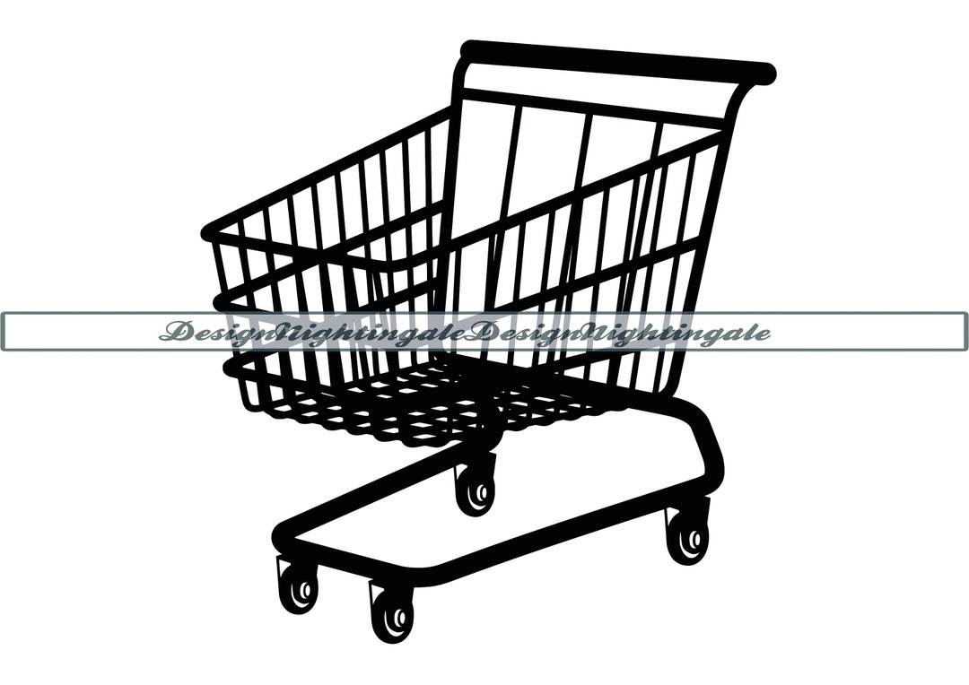 Shopping Cart SVG, Shopping SVG, Supermarket SVG, Shopping Cart Clipart ...