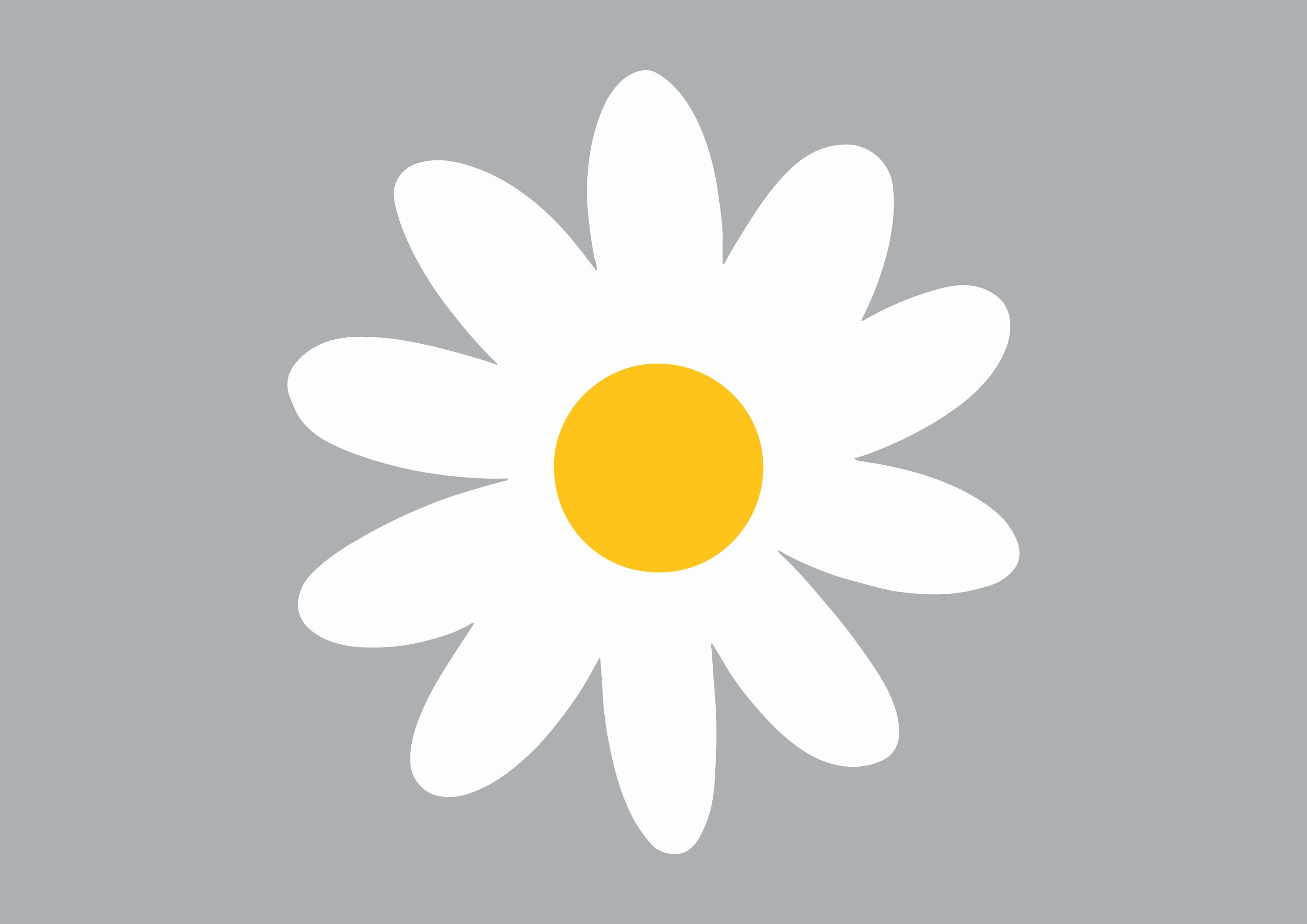 Daisy #2 SVG, Daisy Flower SVG, Retro Daisy SVG, Simple Daisy Svg ...