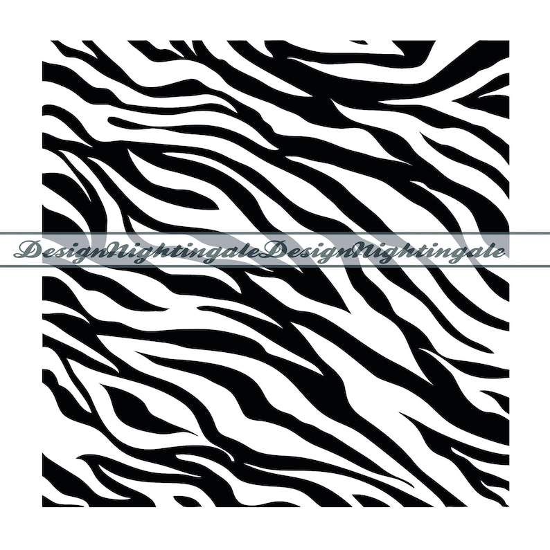 Zebra Pattern SVG Zebra Print SVG Seamless Zebra Pattern - Etsy