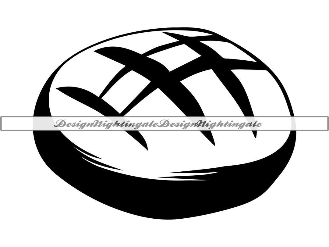 Crusty Artisan Sourdough Bread SVG, Bread Svg, Artisan Bread Clipart ...