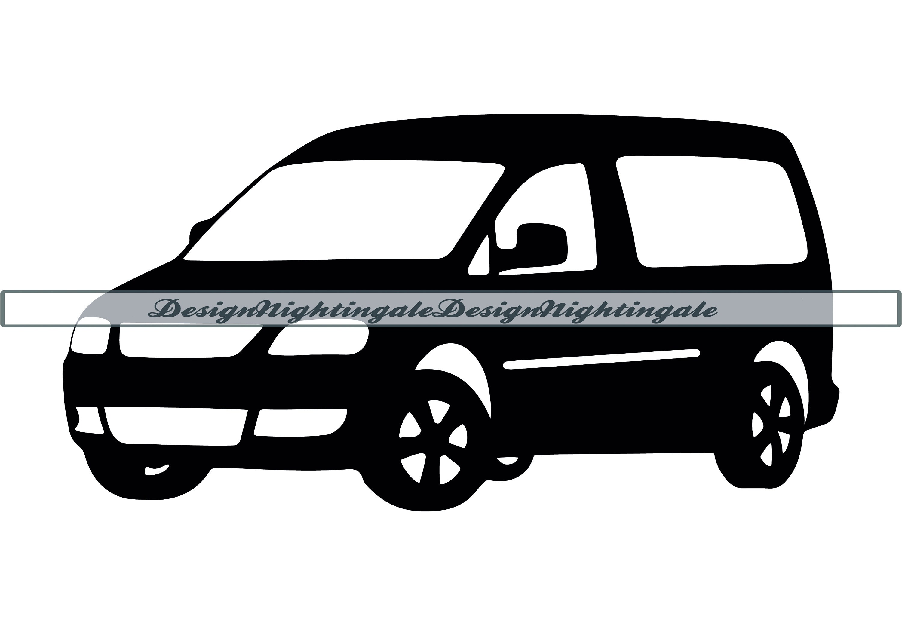 Van SVG Car SVG Auto Svg Vehicle Van Clipart Van Files - Etsy España