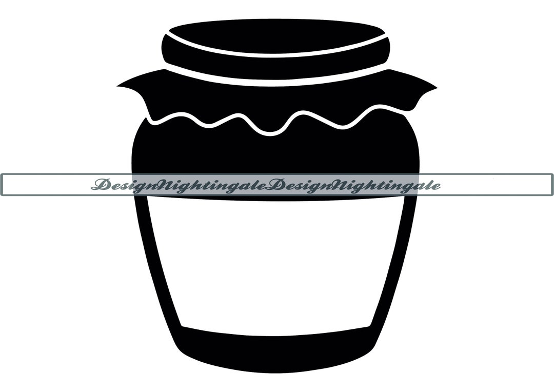 Jam Jar SVG, Honey Jar SVG, Jam Jar Clipart, Jam Jar Files for Cricut ...