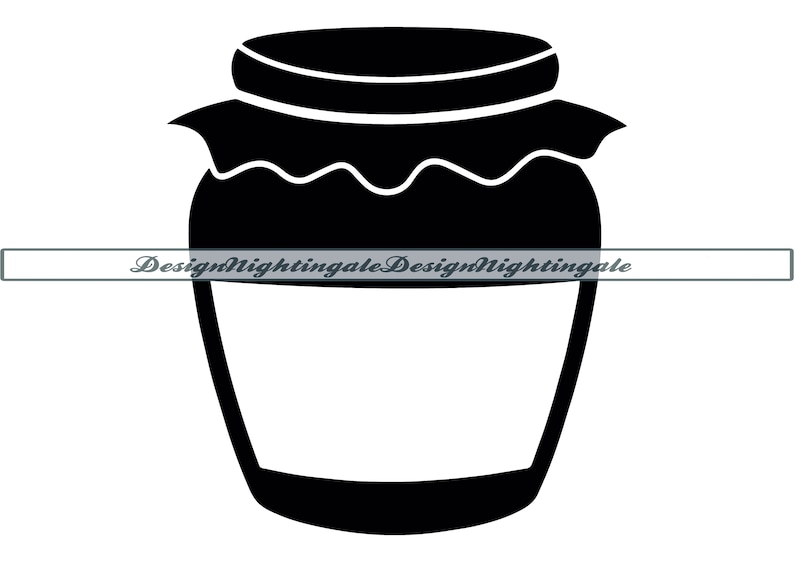 Jam Jar SVG Honey Jar SVG Jam Jar Clipart Jam Jar Files for - Etsy Hong ...