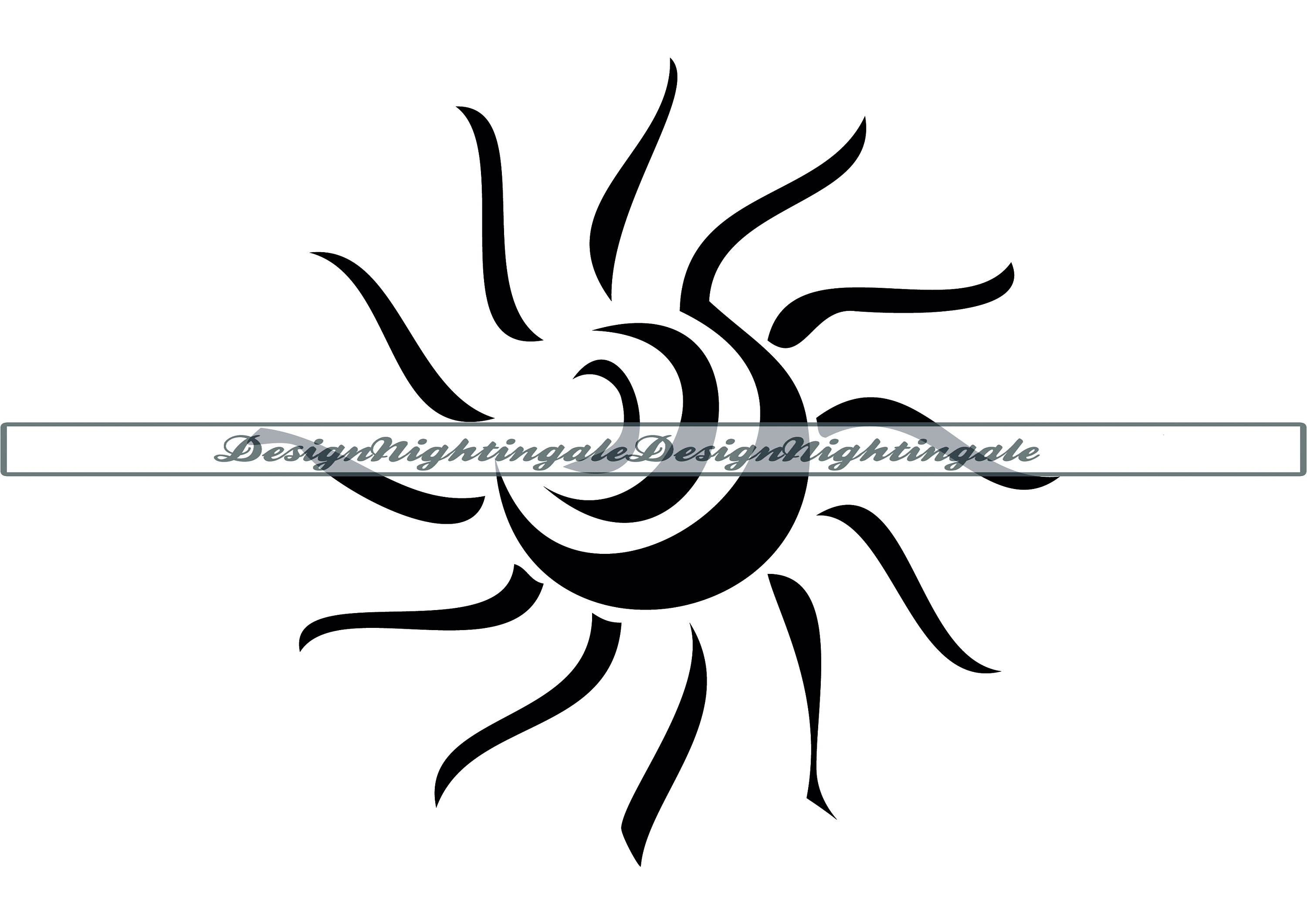 Tribal Sun Vector
