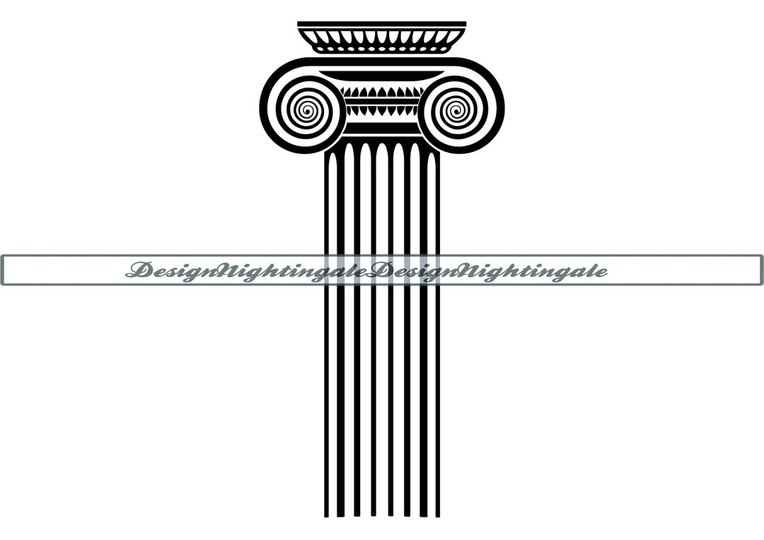 Column #4 SVG, Pillar SVG, Architecture SVG, Column Pillar Clipart ...