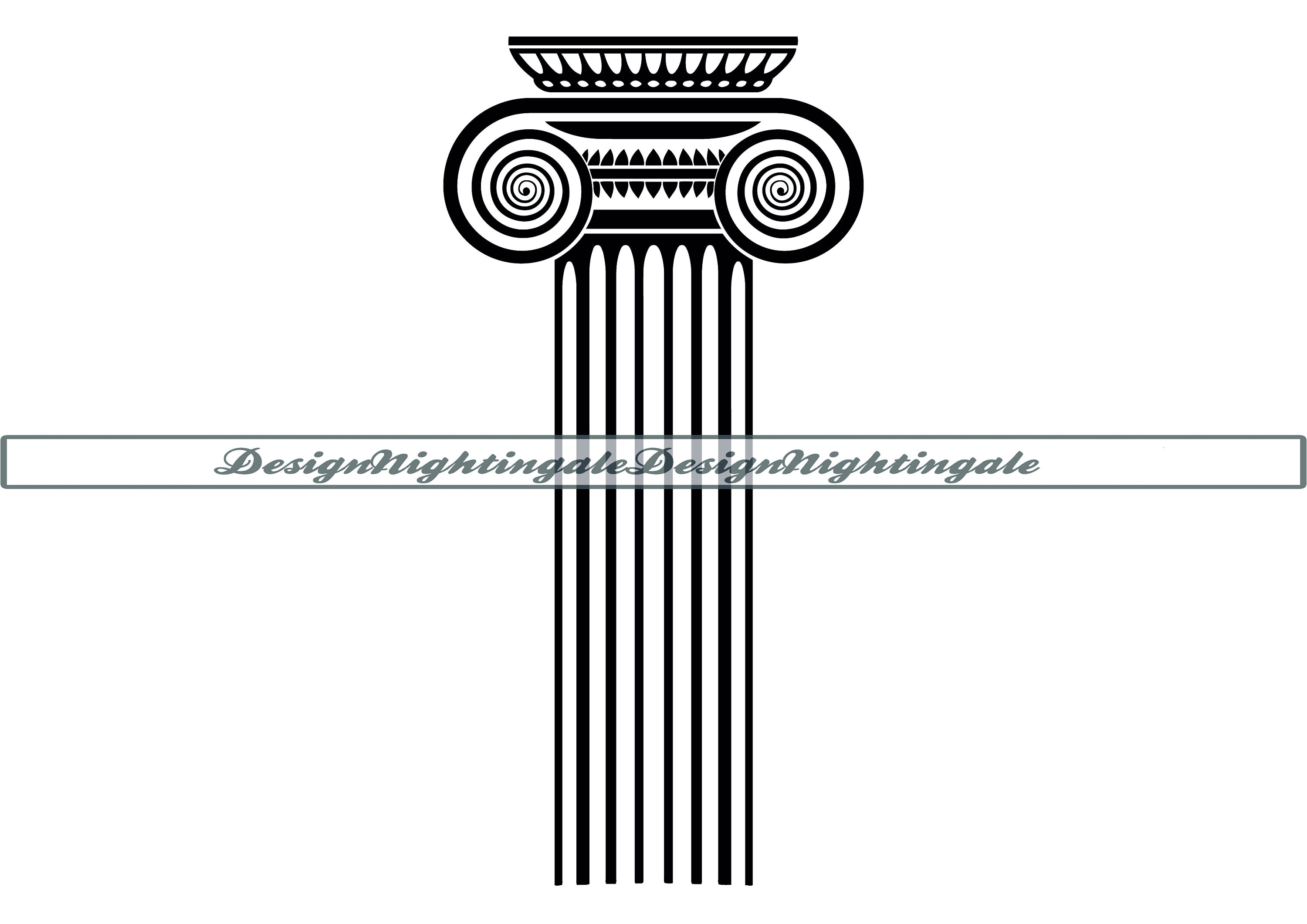 Column 4 SVG Pillar SVG Architecture SVG Column Pillar - Etsy