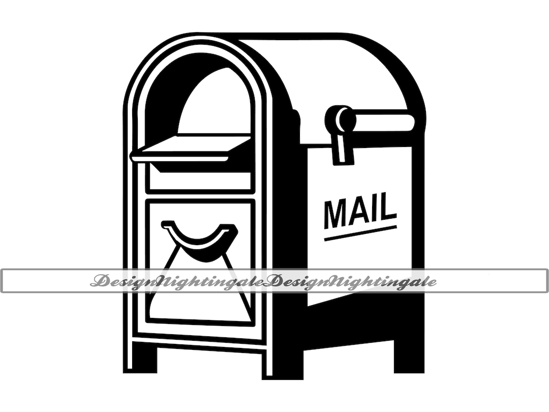 Mailbox SVG, Mail SVG, Mailbox Clipart, Mailbox Files for Cricut ...