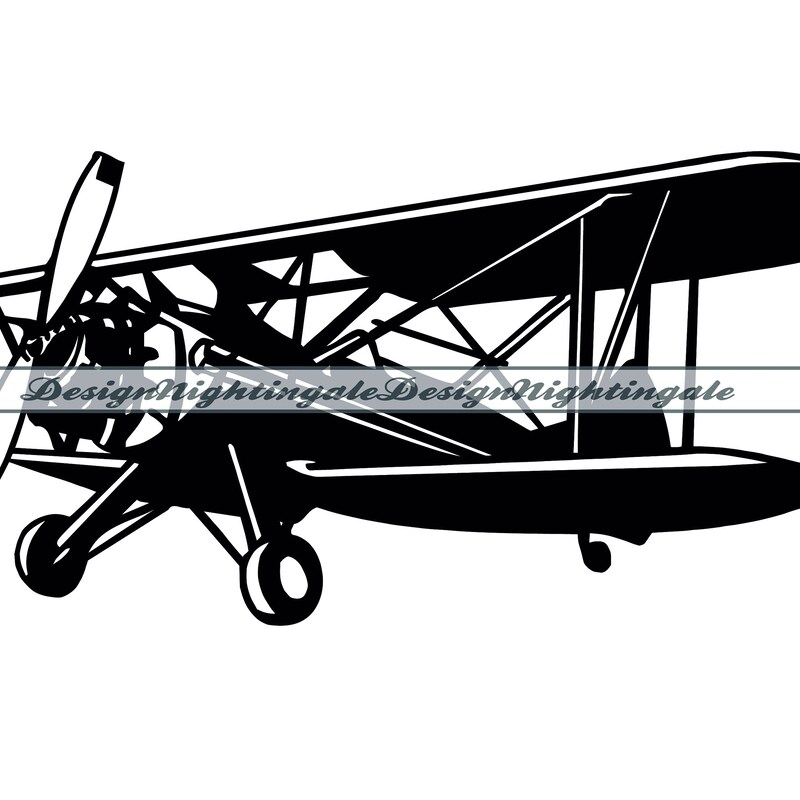 Propeller Plane Svg - Etsy