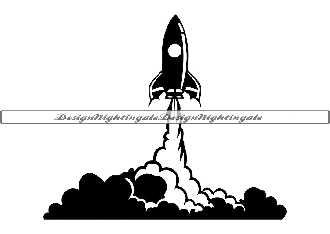 Rocket SVG, Rocket Launch SVG, Rocket Ship SVG, Rocket Launch Clipart ...
