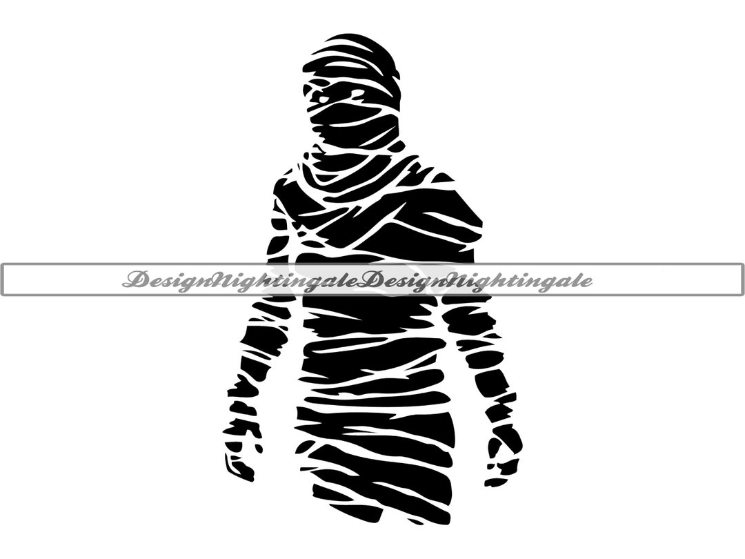 Mummy #2 SVG, Halloween Svg, Mummy Clipart, Mummy Files for Cricut ...