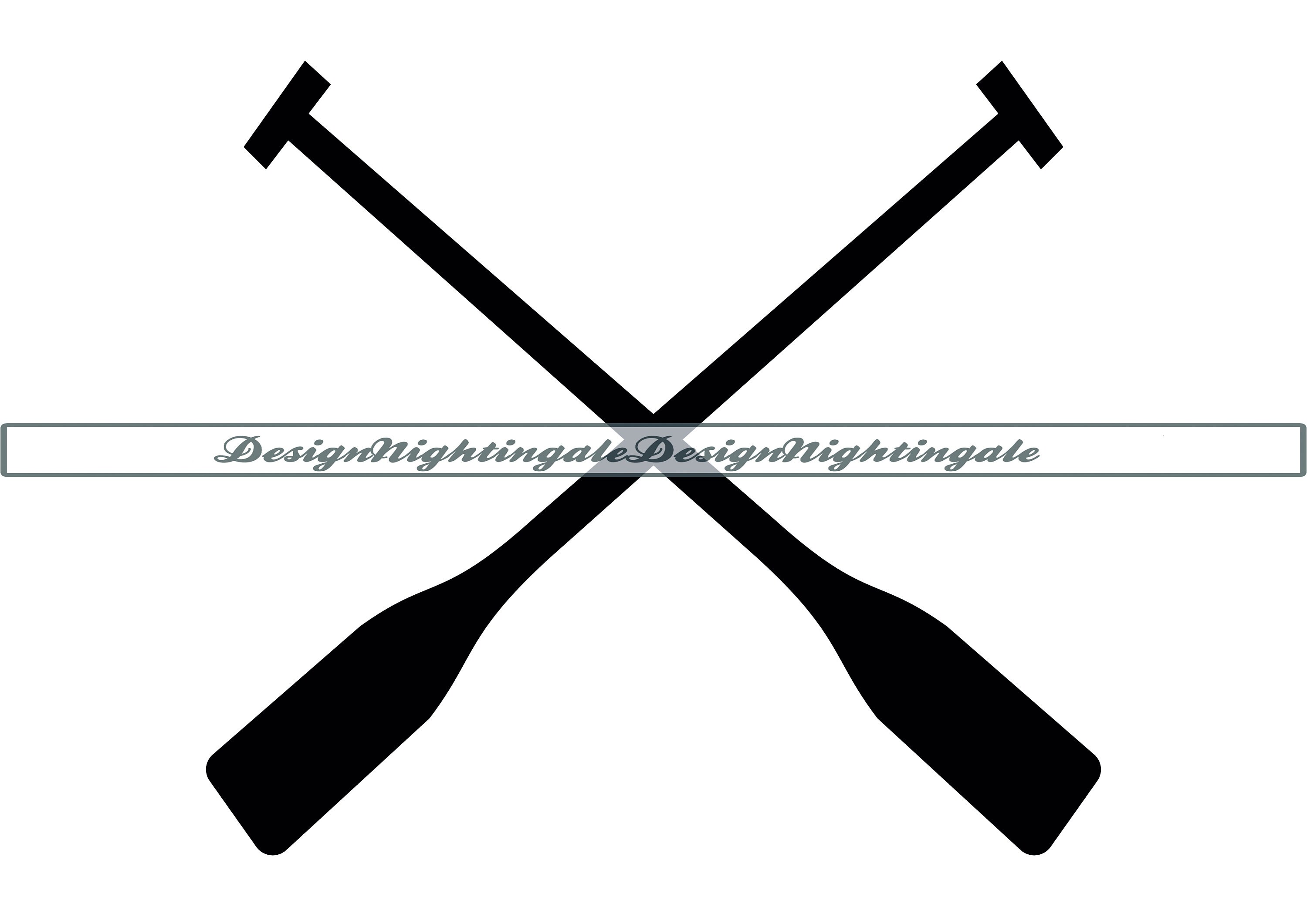 Crossed Paddles SVG Boat Oars SVG Canoe Kayak Paddles SVG - Etsy