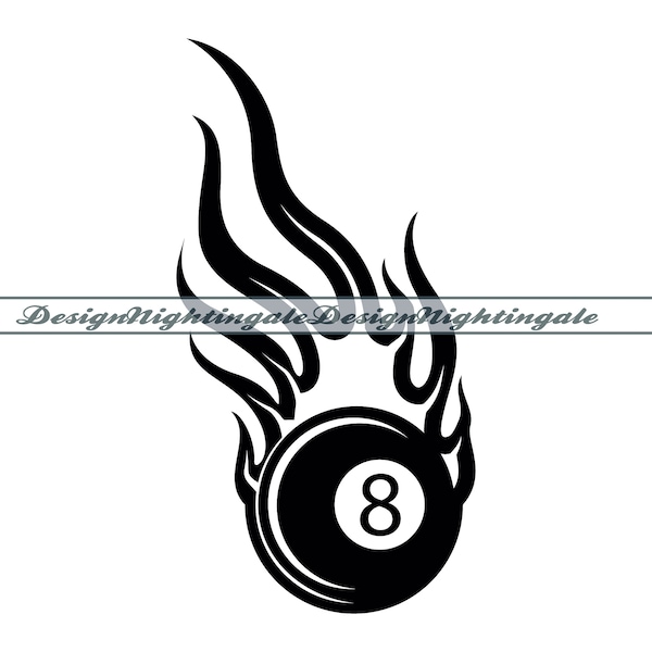 8 Ball Svg - Etsy