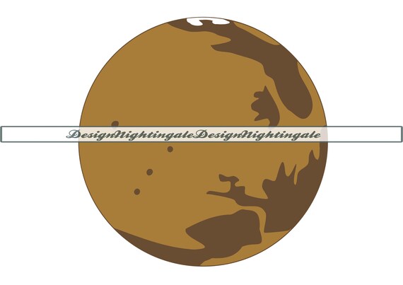 Mars Planet Svg