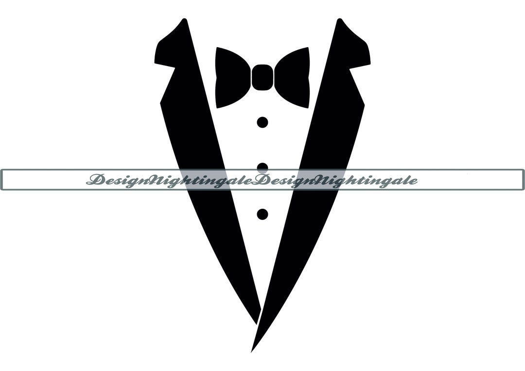 Tuxedo SVG, Suit Tie SVG, Outfit Groom SVG, Tuxedo Clipart, Tuxedo ...
