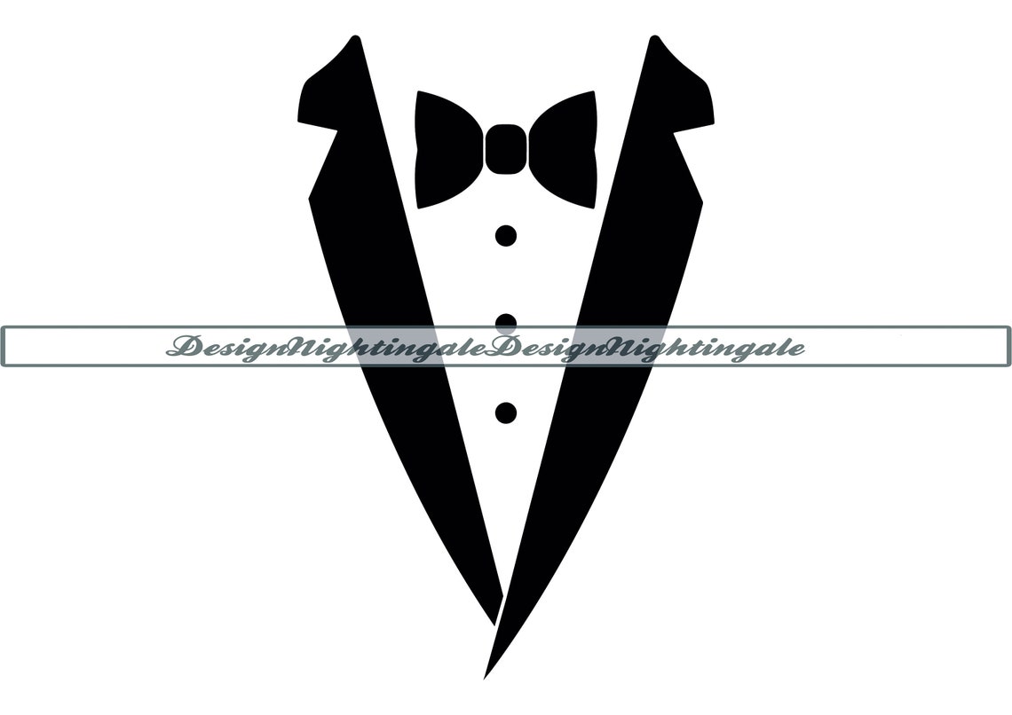 Tuxedo SVG Suit Tie SVG Outfit Groom SVG Tuxedo Clipart - Etsy