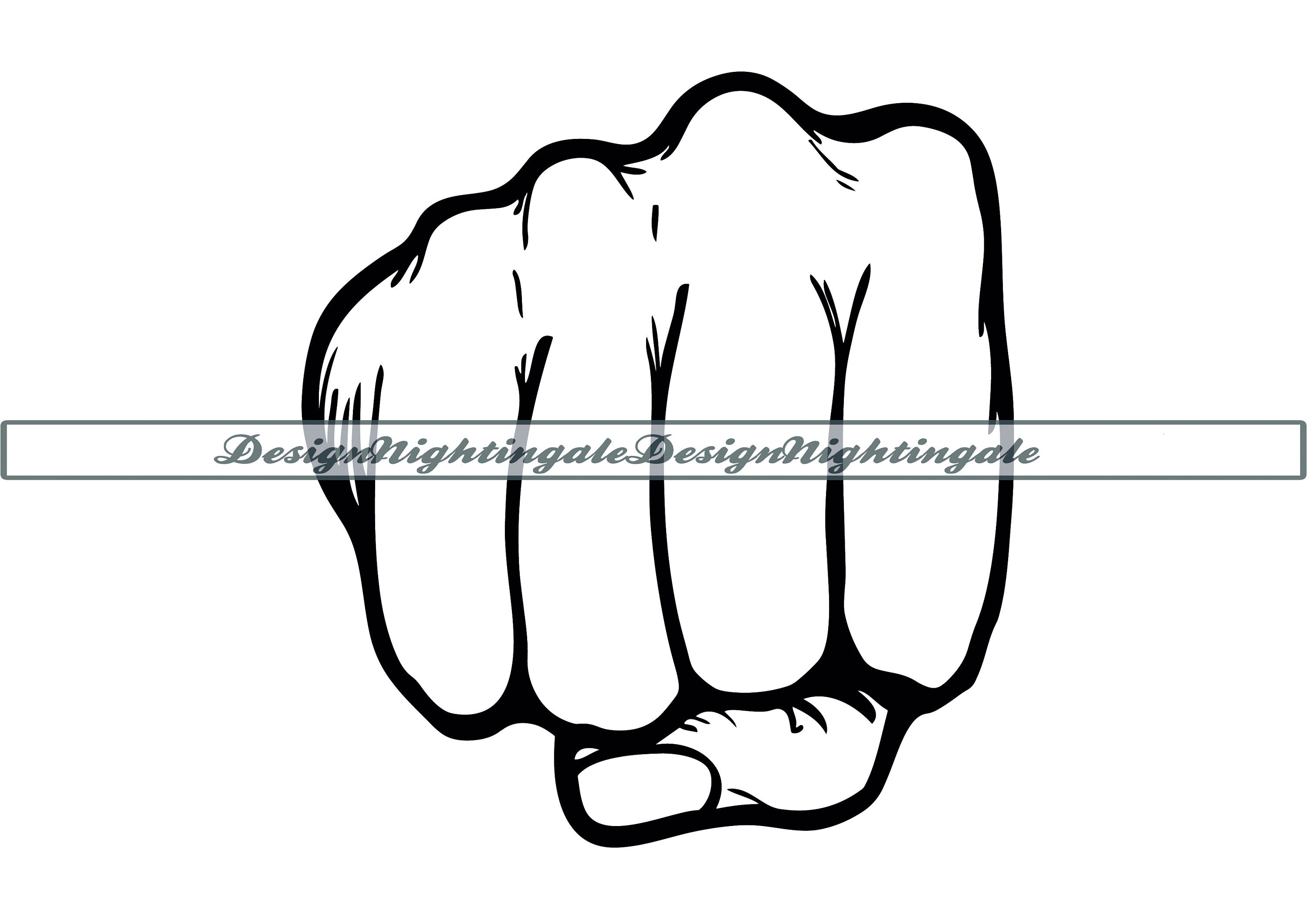 Fist SVG Punch SVG Fist Clipart Fist Files for Cricut Fist | Etsy