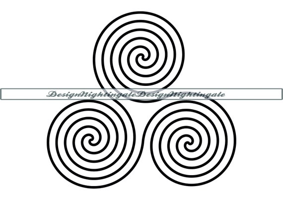 Triskele 3 SVG Triskelion SVG Spiral SVG Triskelion - Etsy UK