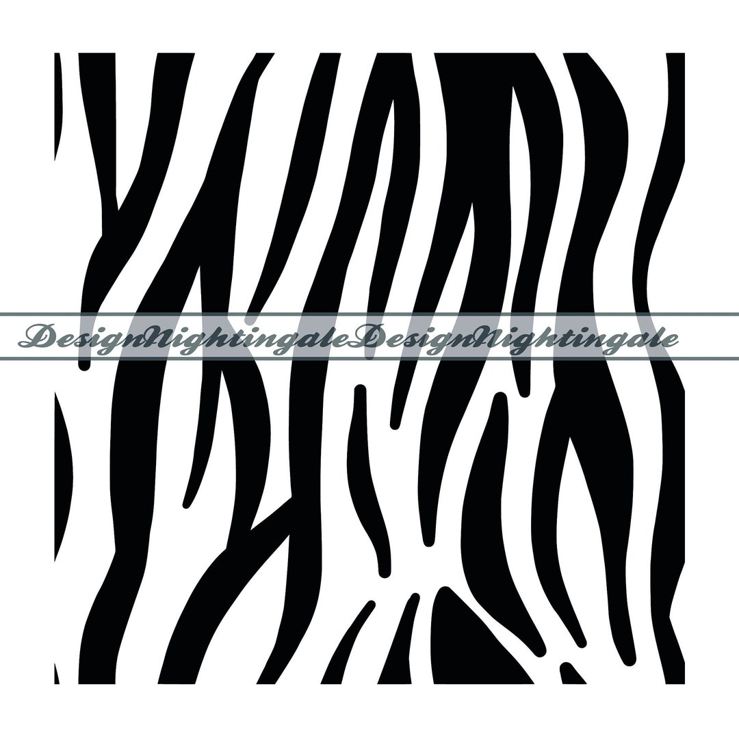 Zebra Pattern #3 SVG, Zebra Print SVG, Seamless Zebra Pattern, Clipart ...