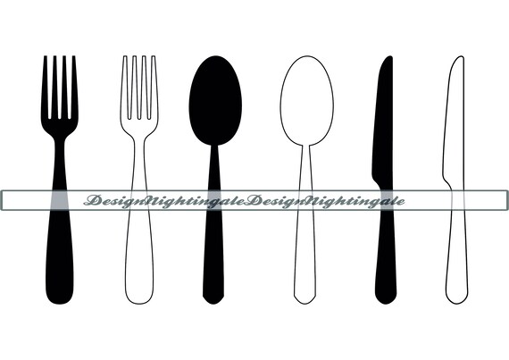 Silverware Outline