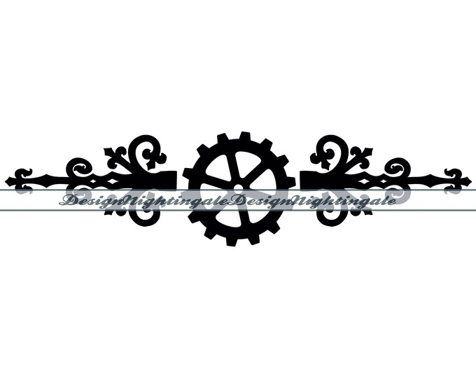 Gear #3 SVG, Gear SVG, Mechanic Svg, Cogwheel Svg, Gear Clipart, Gear ...