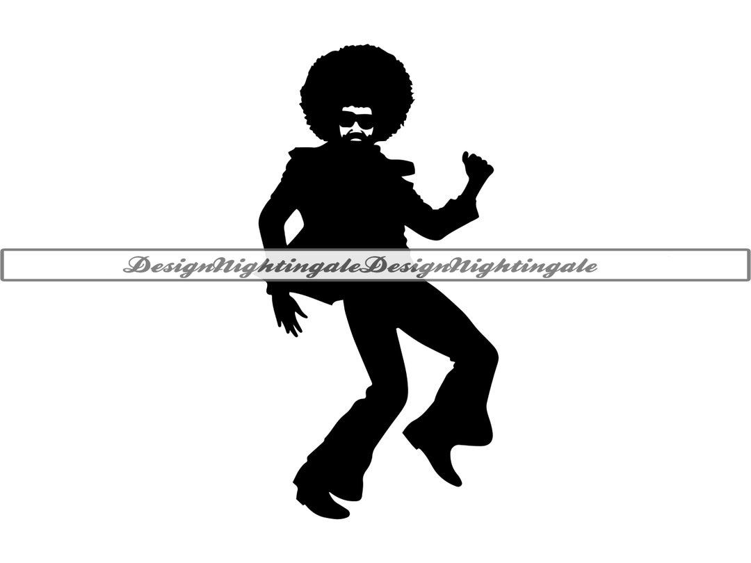 Disco Dancer #4 SVG, Disco Dancing SVG, Disco SVG, Dance Svg, Clipart ...