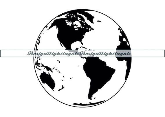 Earth SVG Planet SVG Globe SVG Earth Clipart Earth Files | Etsy
