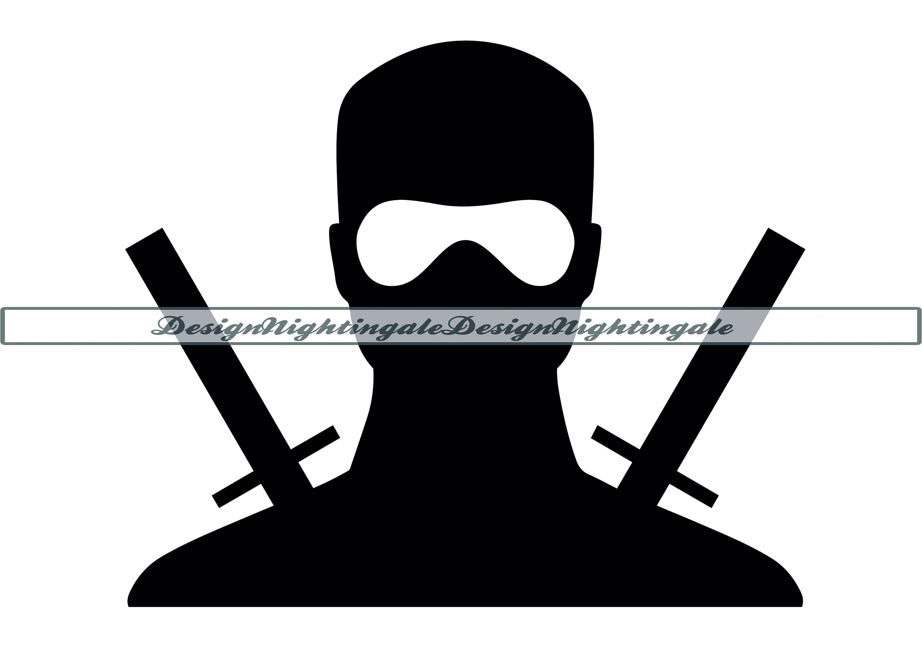 Ninja SVG Ninja Clipart Ninja SVG Files Ninja Cut Files - Etsy