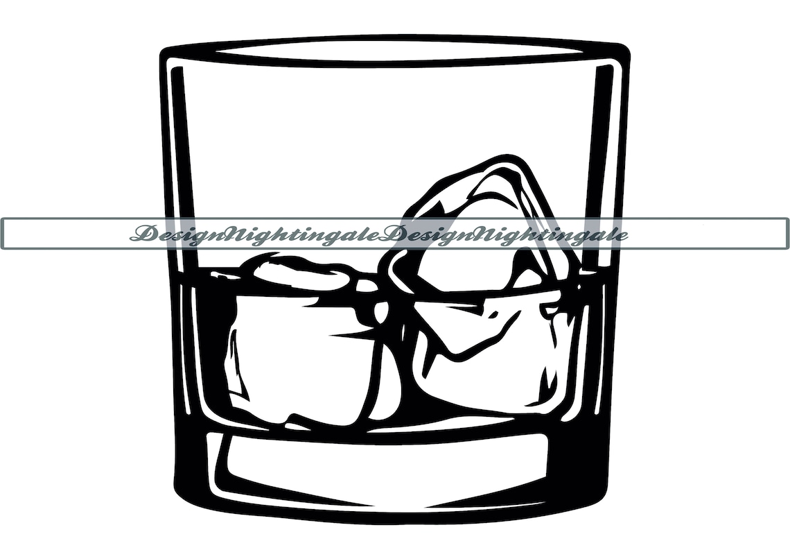 Whiskey 2 SVG Whiskey Glass SVG Alcohol SVG Alcohol - Etsy