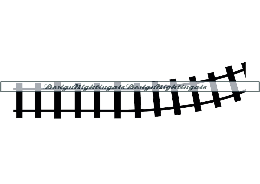 Rail Tracks #2 SVG, Railway Track SVG, Railroad SVG, Train Svg, Rail ...