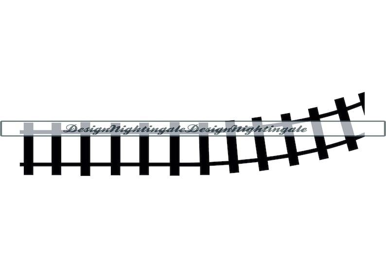 Rail Tracks 2 SVG Railway Track SVG Railroad SVG Train - Etsy