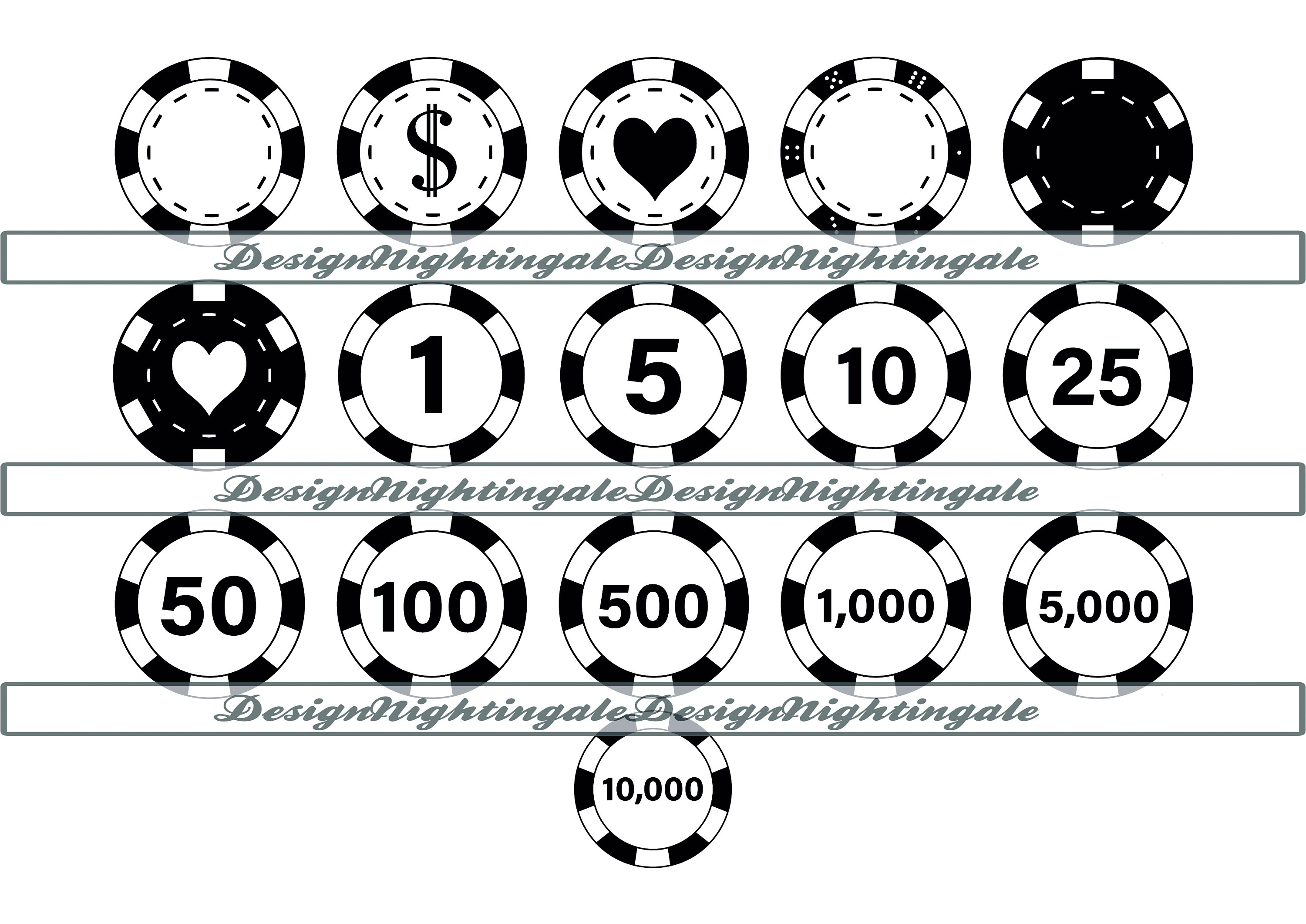 Poker Chip Clip Art