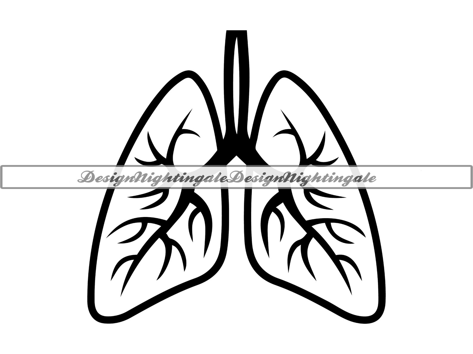 Lungs 2 SVG, Human Lungs SVG, Lung SVG, Lungs Clipart, Lungs Files for ...