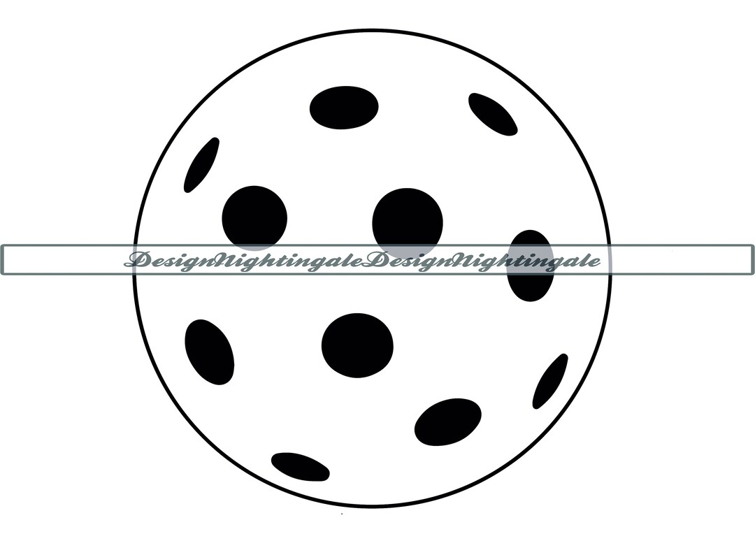 Pickleball Outline SVG, Floorball Svg, Pickleball Svg, Pickleball ...