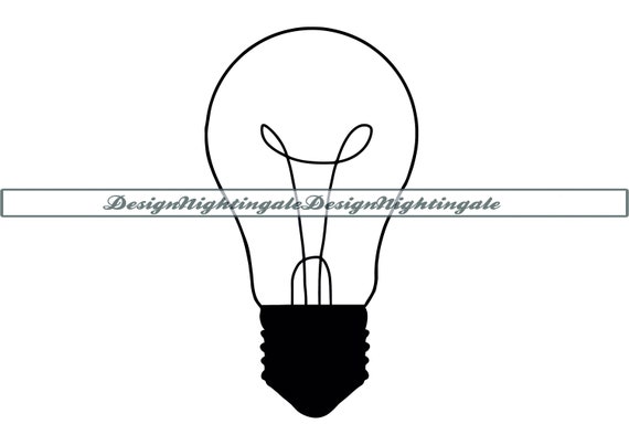 Light Bulb SVG Lightbulb SVG Light Bulb Clipart Light Bulb | Etsy