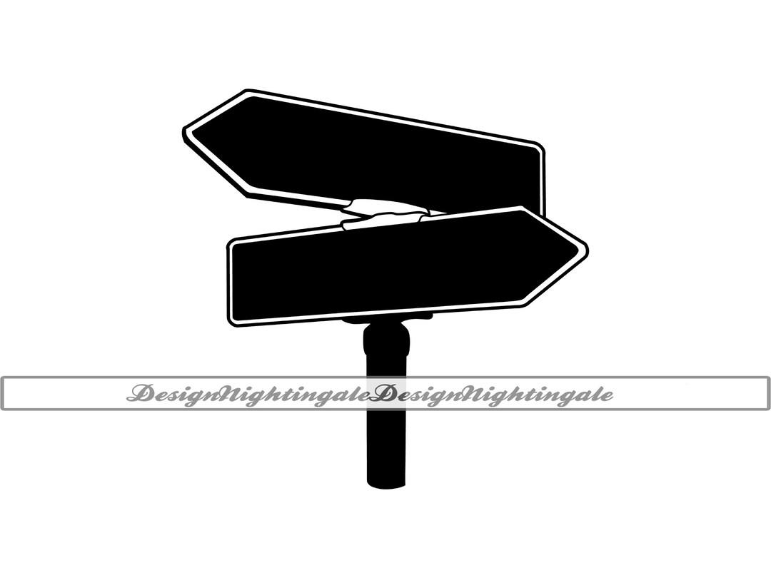 Street Sign #3 SVG, Street Sign Clipart, Street Sign Files for Cricut ...