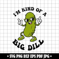 Dill Pickles Clipart Bundle: SVG, PNG, Cricut, Laser Cut (digital ...