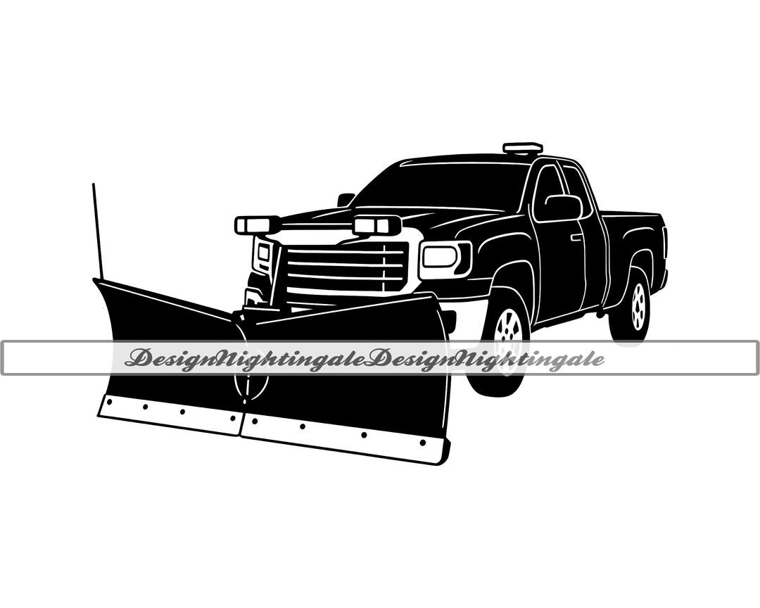 Snowplow SVG, Snow Truck SVG, Snowplow Clipart, Snowplow Files for ...