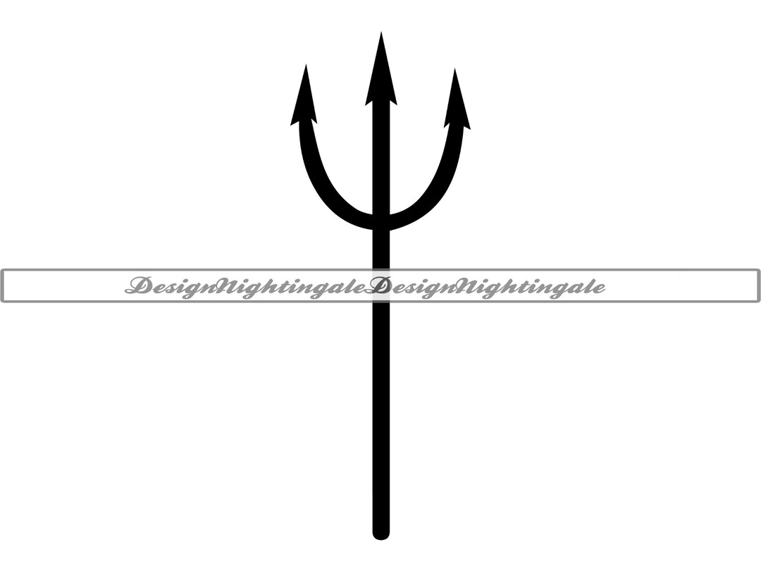 Devil's Pitchfork SVG, Pitchfork SVG, Trident SVG, Halloween, Clipart ...