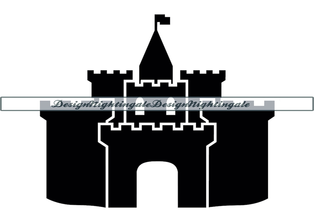 Castle SVG, Medieval Castle SVG, Rampart SVG, Castle Clipart, Castle ...