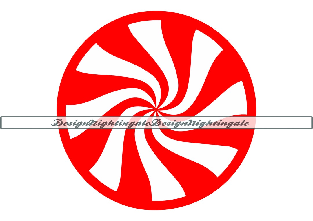 Christmas Peppermint Candy SVG, Peppermint Candy Clipart, Peppermint ...