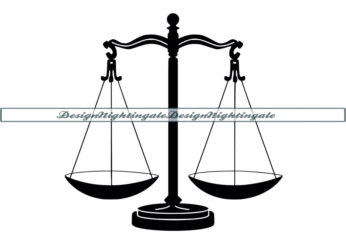 Scales of Justice SVG Law Scales SVG Law SVG Balance Svg - Etsy