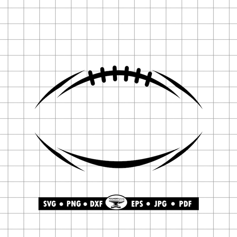 Football Outline Svg - Etsy