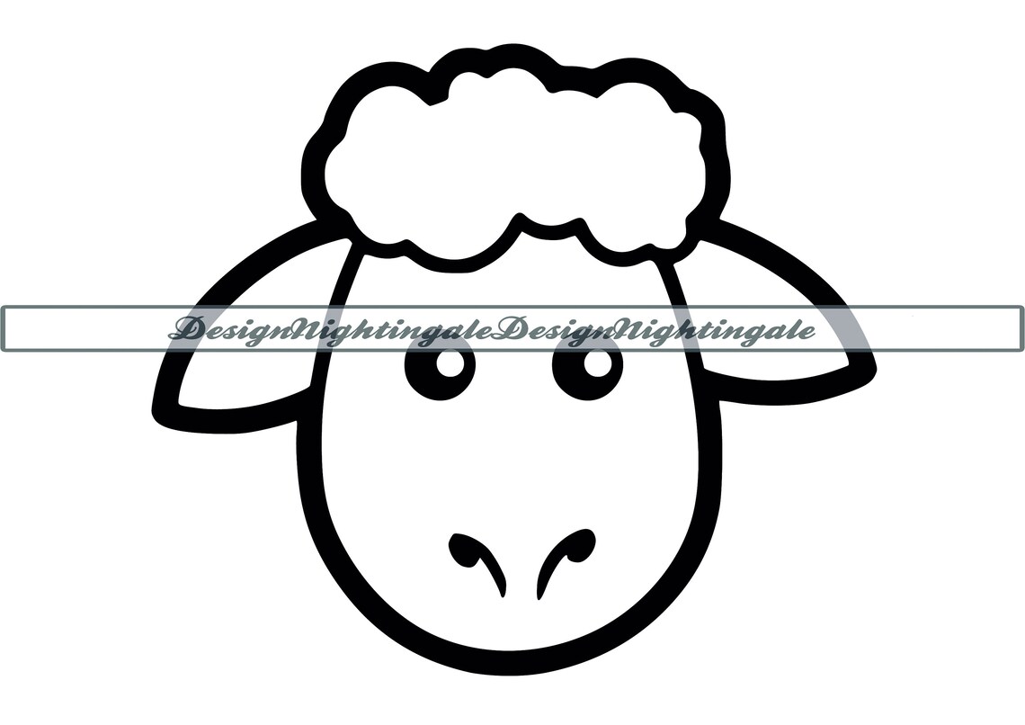 Sheep SVG Sheep Face SVG Cute Sheep SVG Sheep Clipart - Etsy