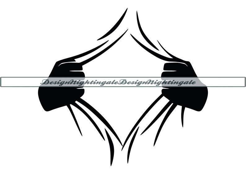Tear Away SVG Ripped Shirt SVG Superhero Open Shirt SVG - Etsy