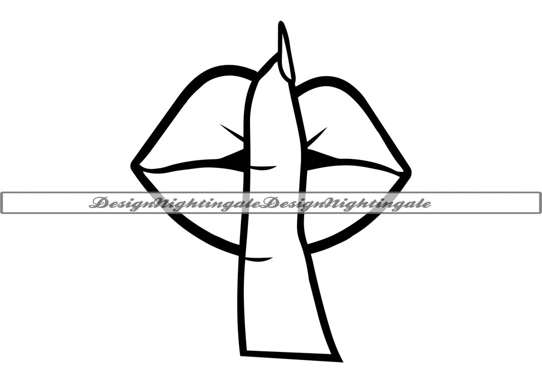 Shut up Gesture #2 SVG, Woman Making Silence Sign SVG, Shhh SVG ... Shut up Gesture #2 SVG, Woman Making Silence Sign SVG, Shhh SVG ...