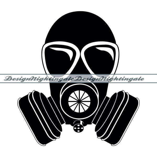Gas Mask Svg - Etsy