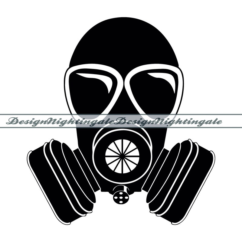 Gas Mask Svg - Etsy