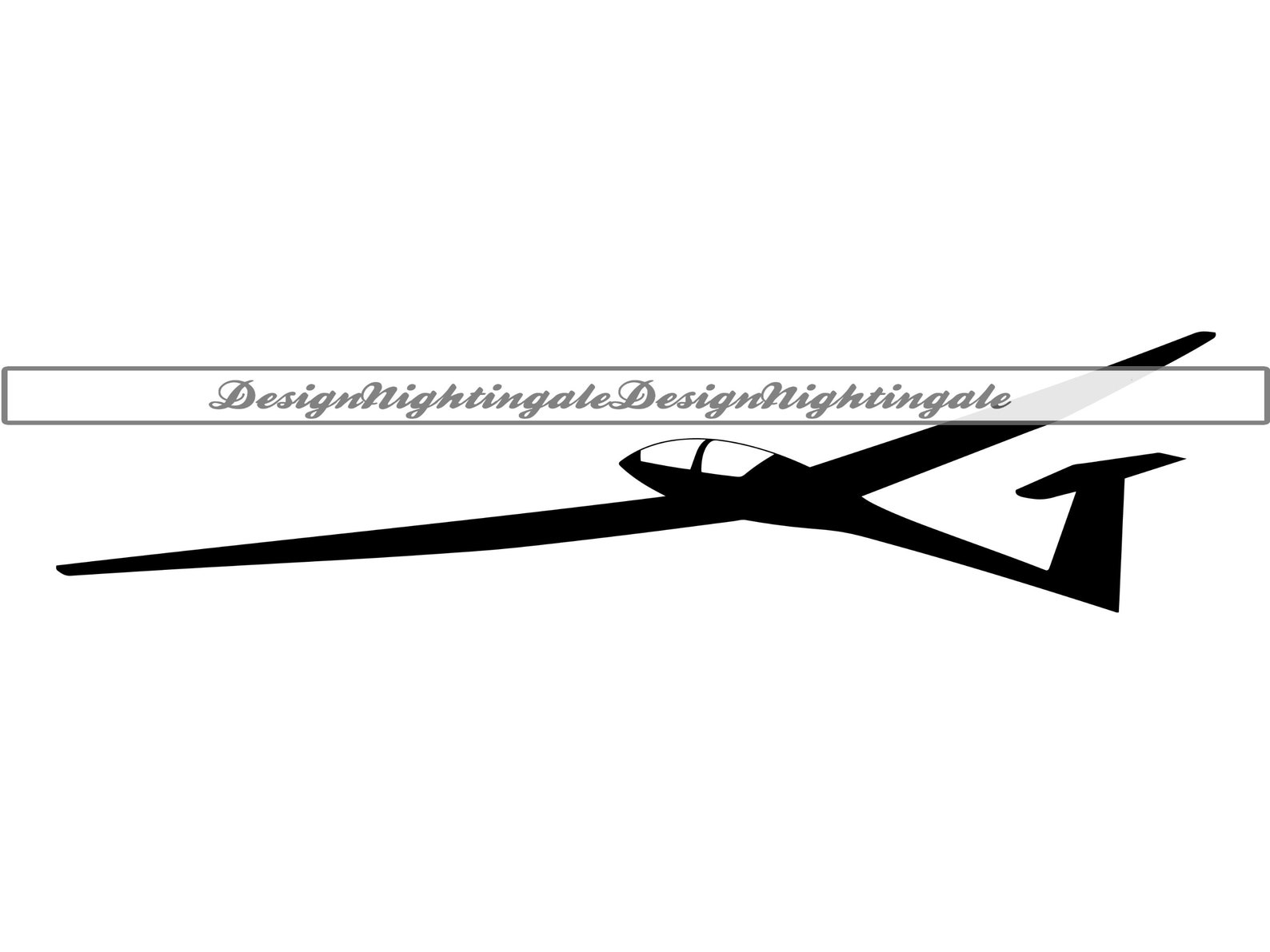 Glider Vector Art, Plane Clipart SVG, DXF, PNG (digital Download) - Etsy